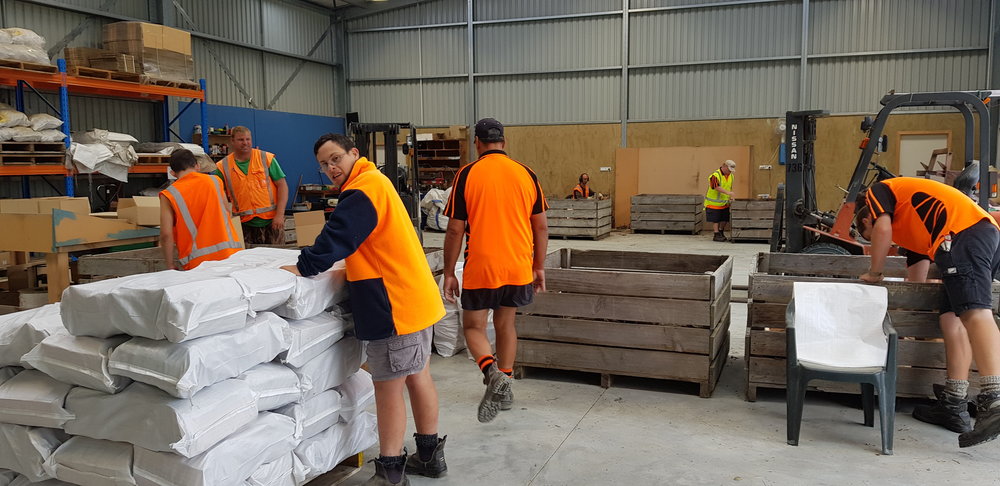 Firewood bagging - Greenways Trust